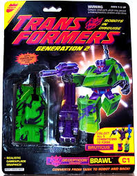 Transformers G2 Brawl Action Figures 100%Complete with Card/Bubble ...
