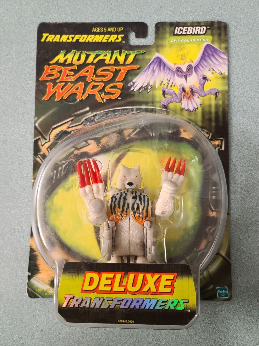 Transformers Beast Wars Icebird Complete Mutant Polar Bear Figure | Toy ...