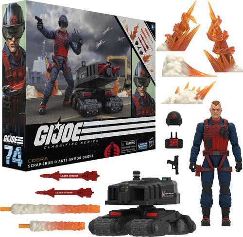 G.I. Joe Classified Series Cobra Scrap-Iron Action Figure and Anti ...